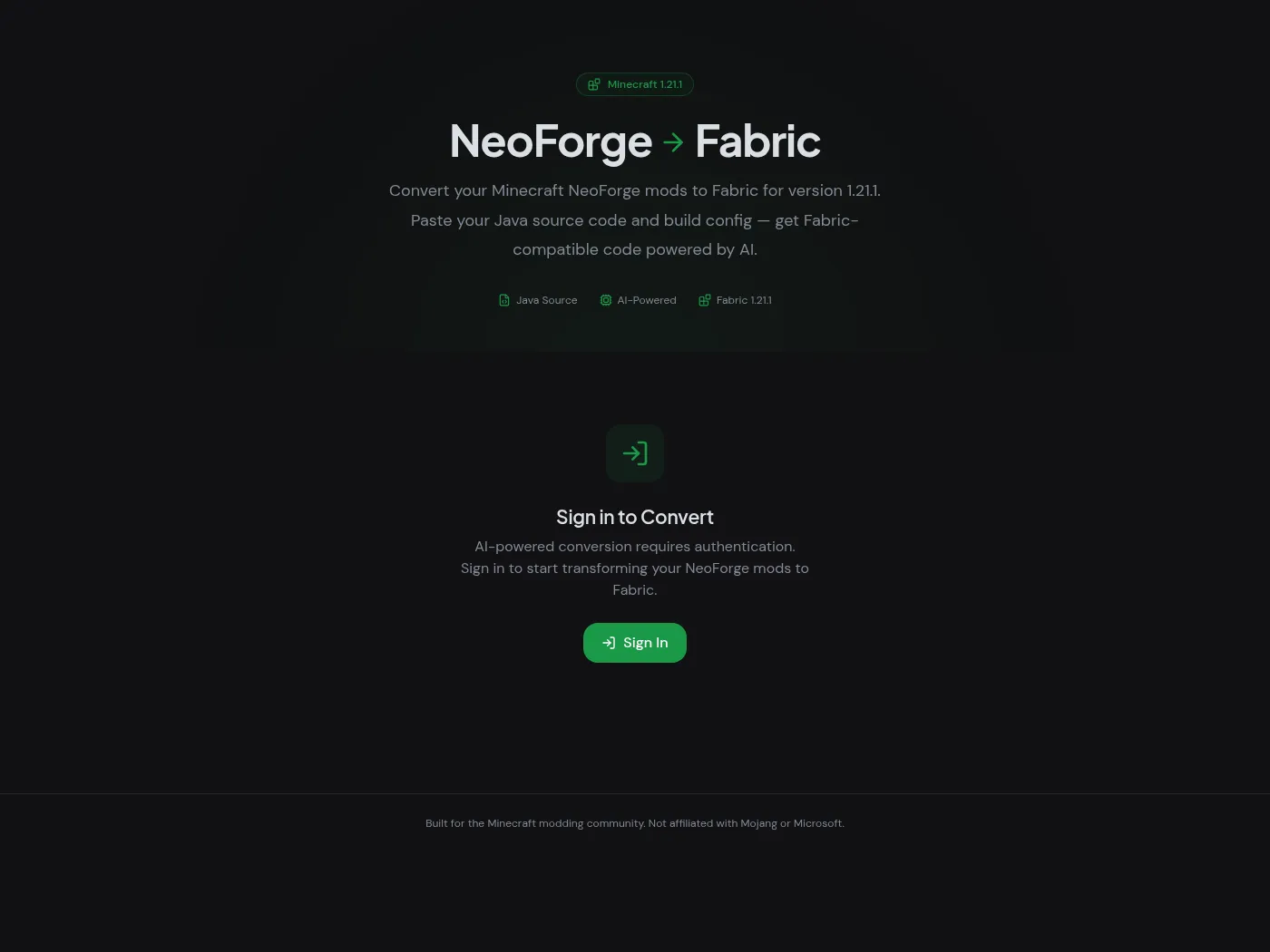 NeoForge-Fabric Mod Converter