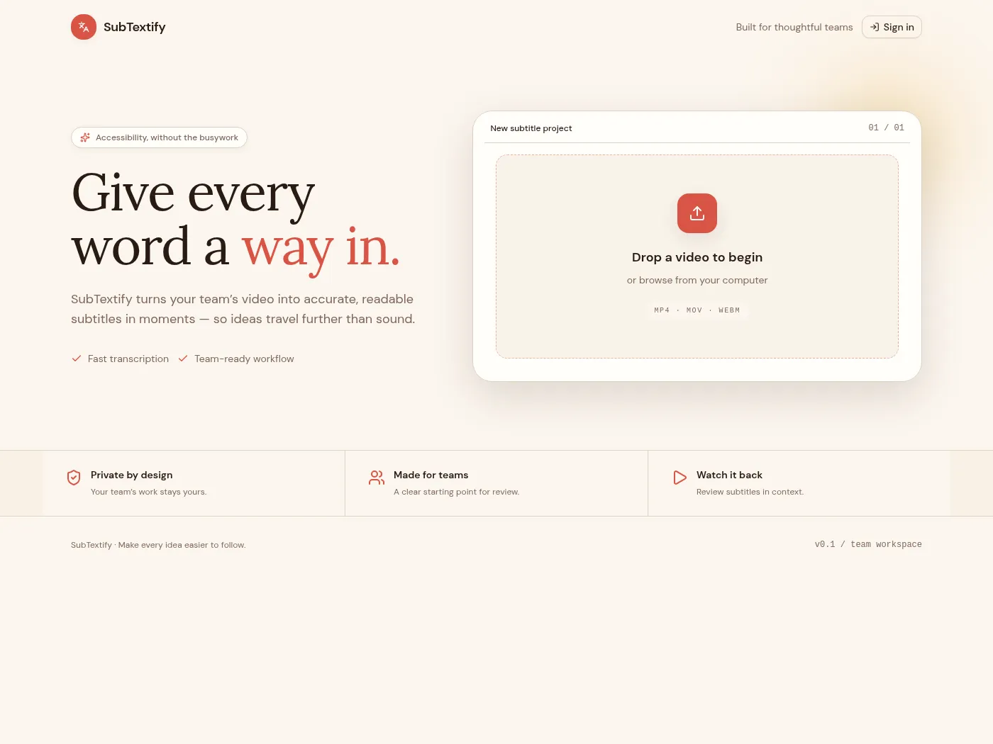 SubTextify