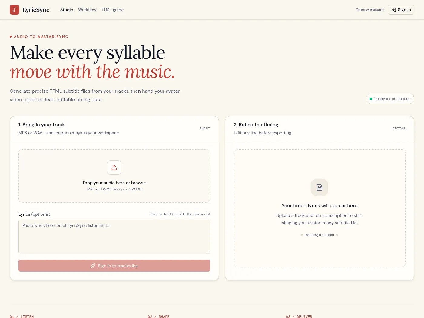 LyricSync Generator