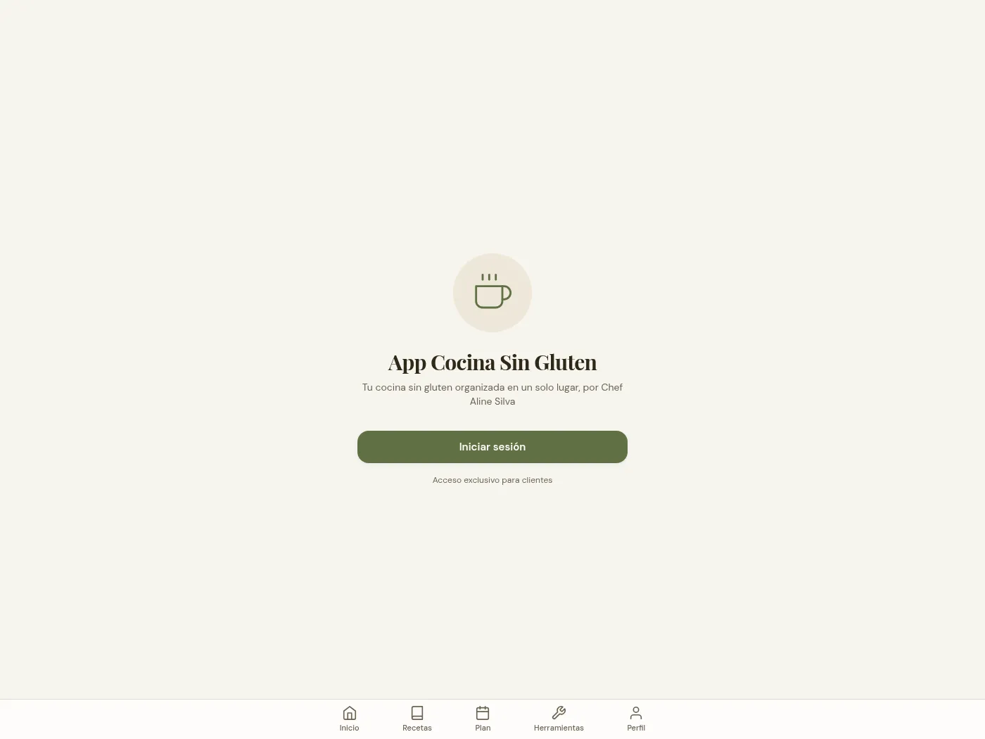 App Cocina Sin Gluten