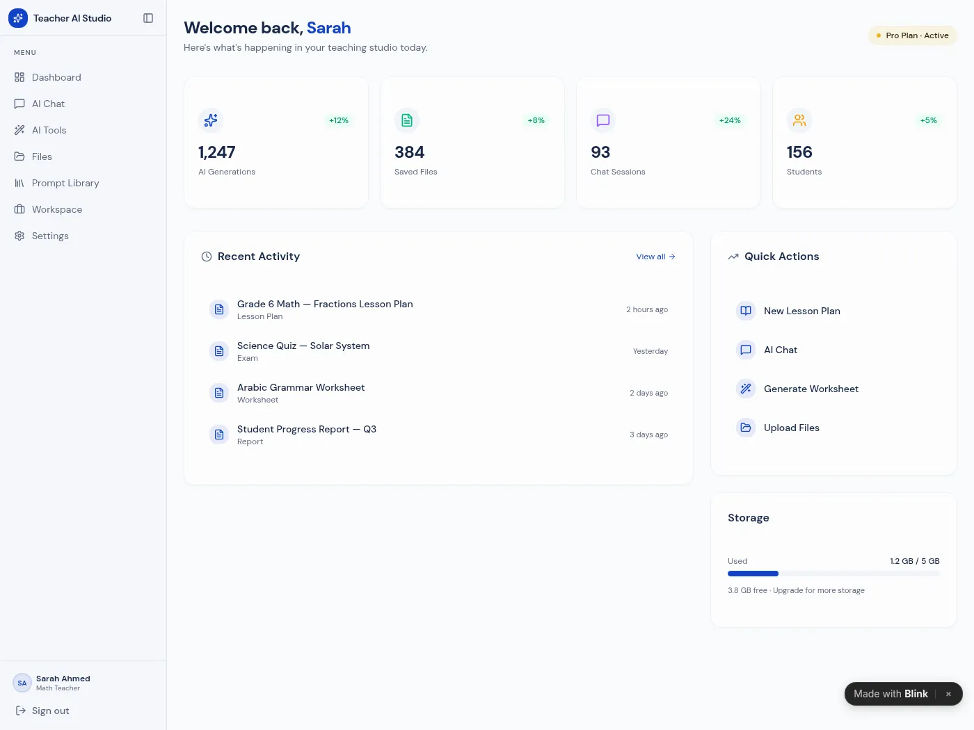 Teacher AI Studio