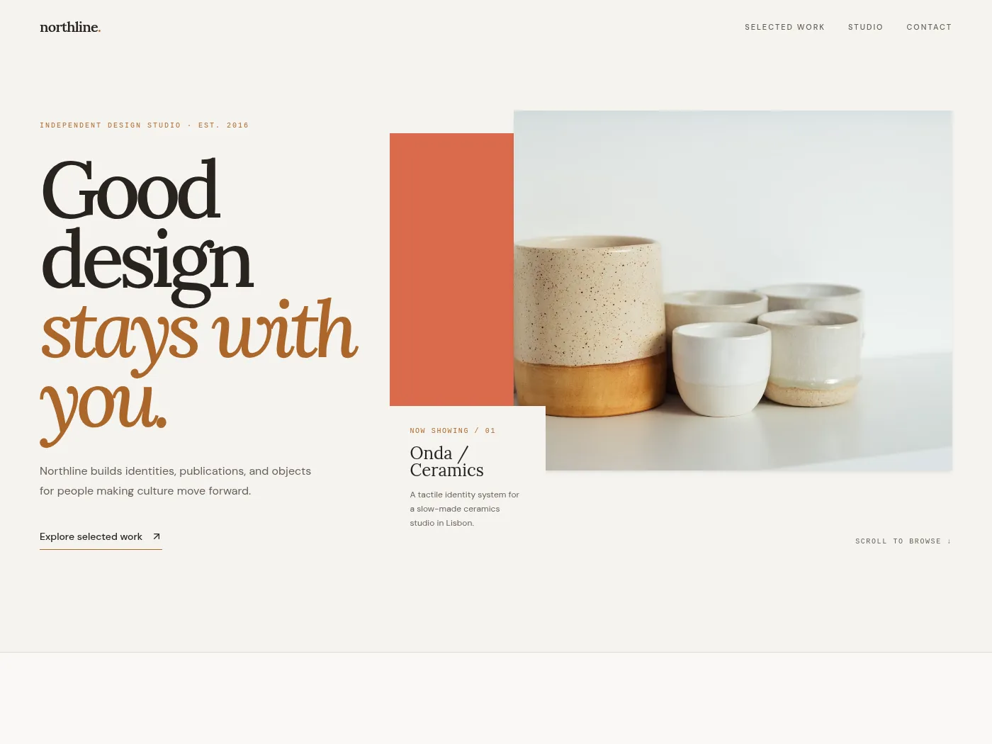 Design Portfolio Landing