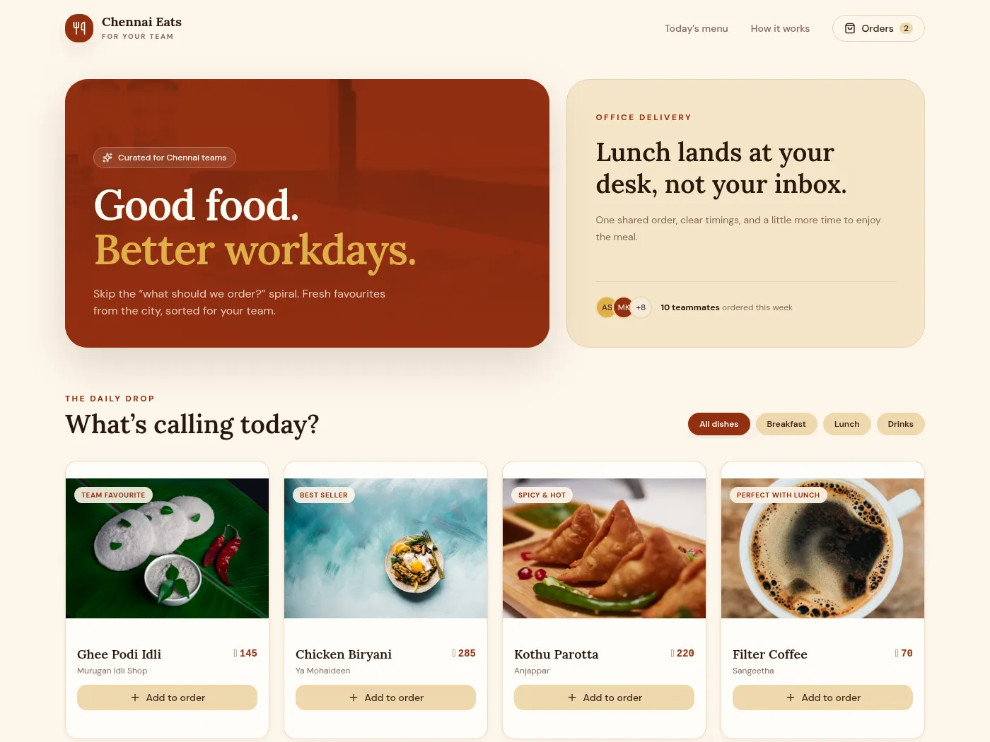 Chennai Eats Hub
