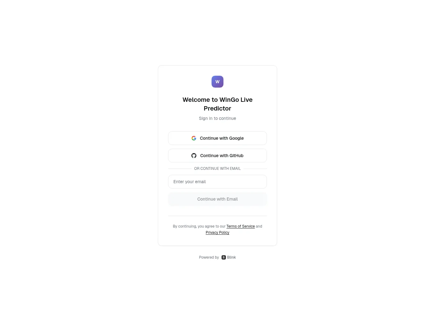 WinGo Live Predictor