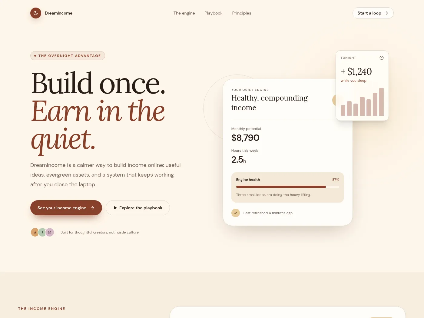 DreamIncome Site