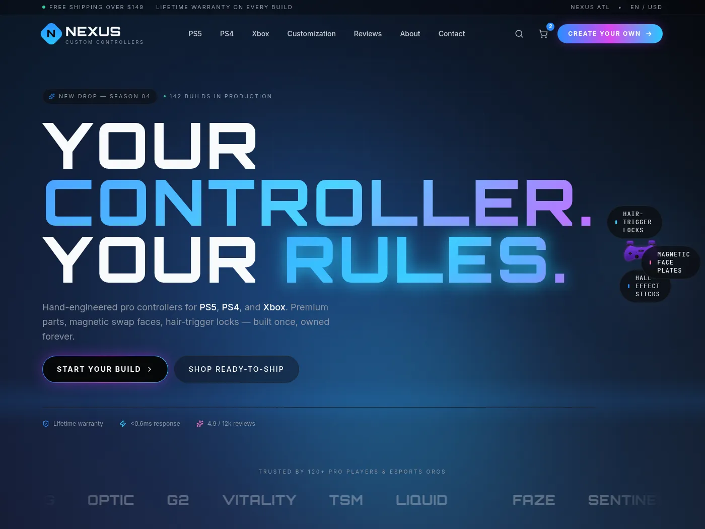 GamePad Customizer Site