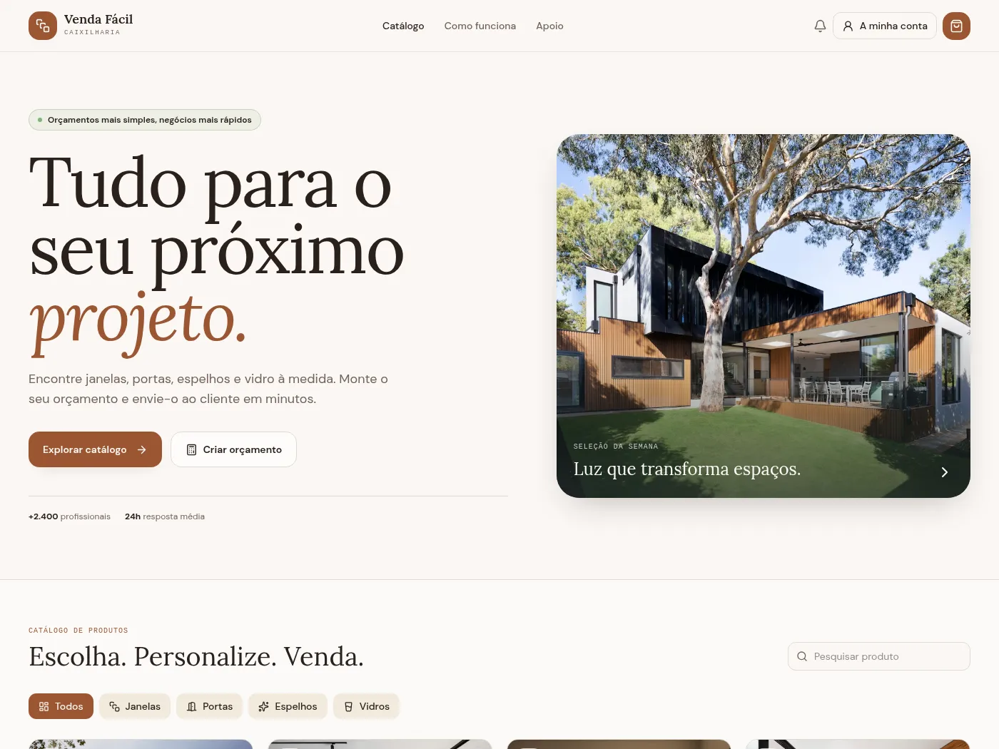 Venda Fácil de Janelas