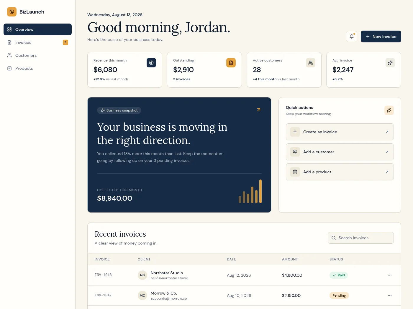 BizLaunch App