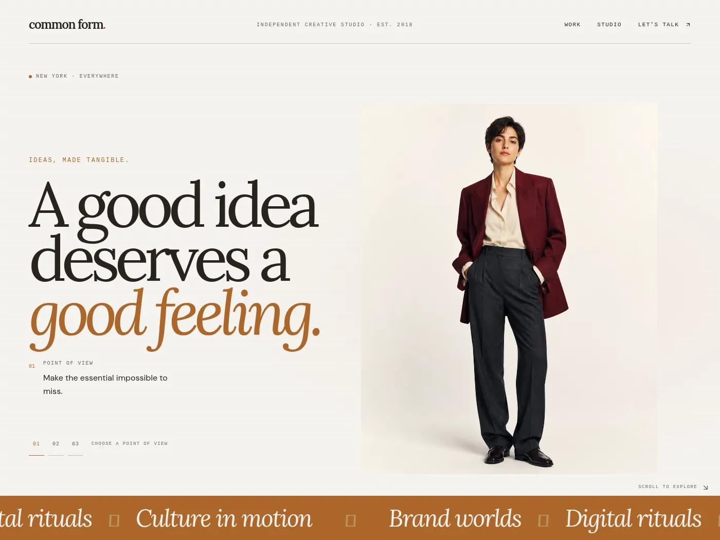 Editorial Hero Portfolio