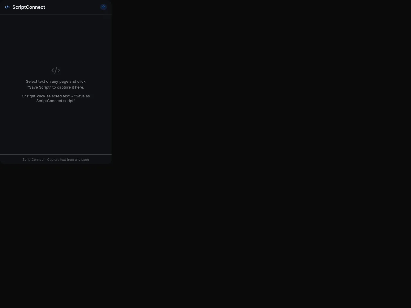 ScriptConnect Extension
