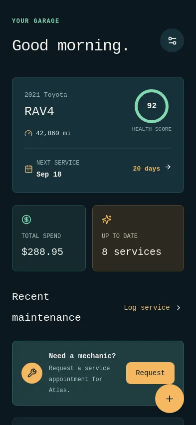 AutoCare Tracker