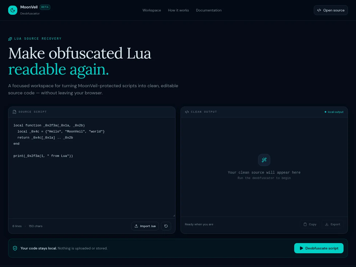 MoonVeil Deobfuscator