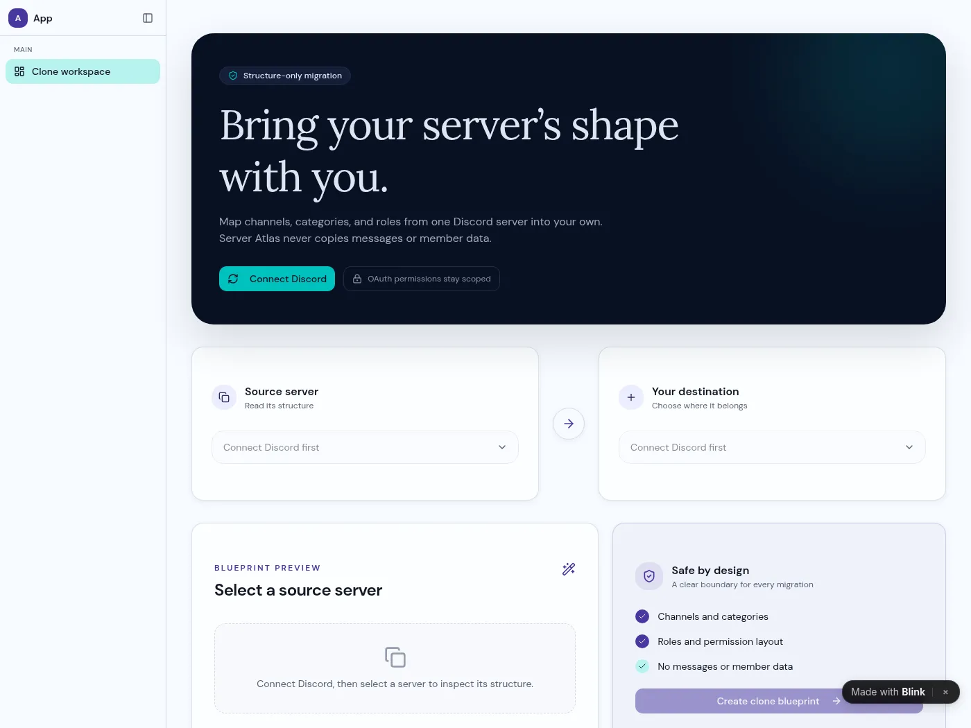 Discord Server Cloner