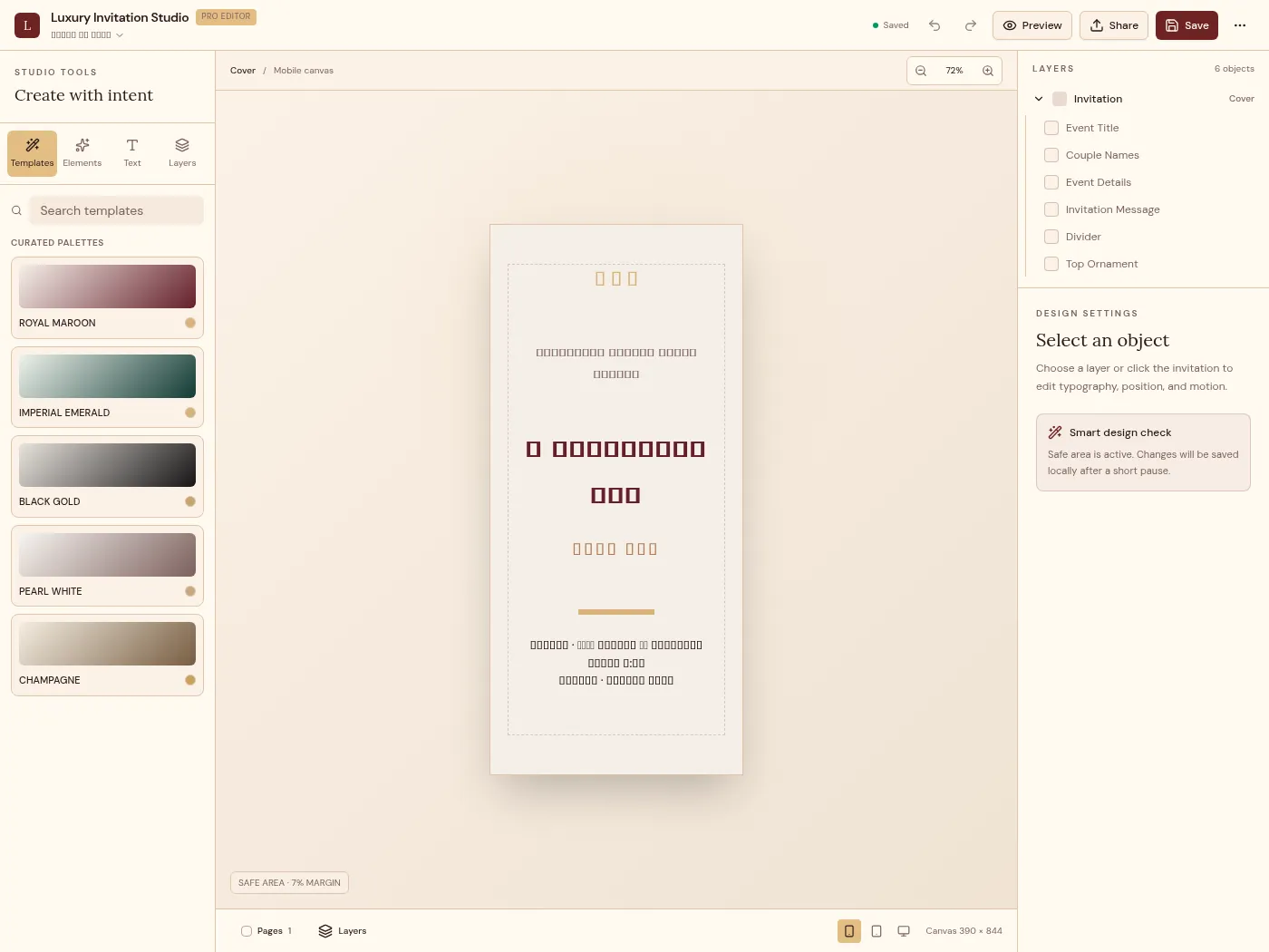 Luxury Invitation Studio