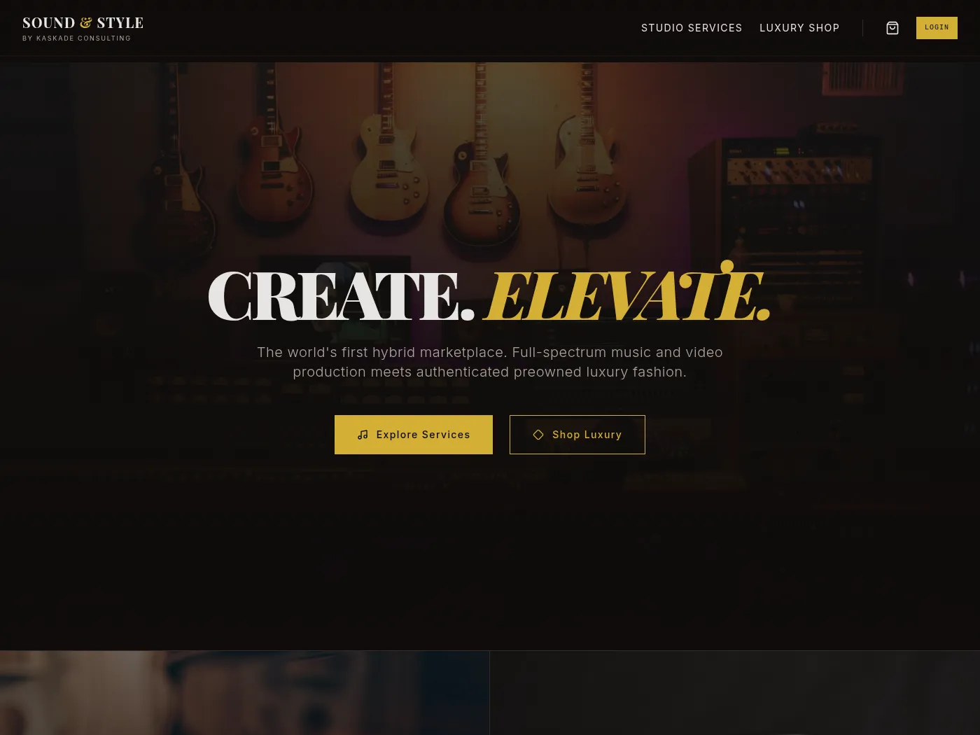 Sound & Style Marketplace