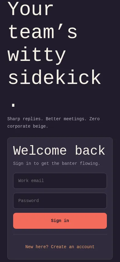 Sassy AI Chatbot
