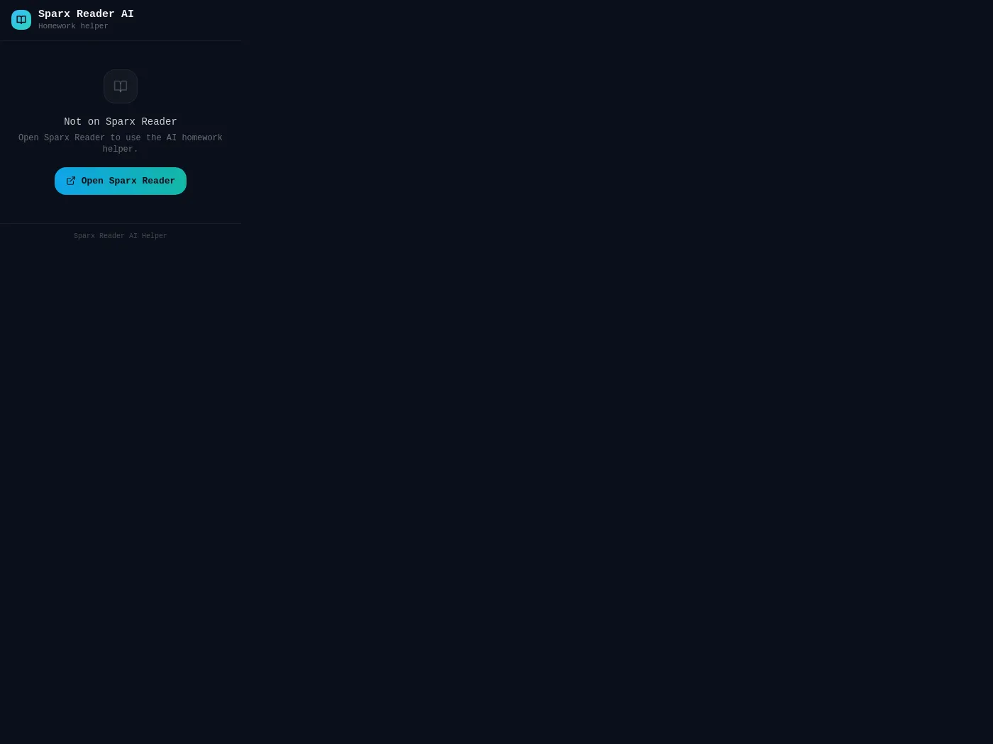 Sparx Reader AI Helper
