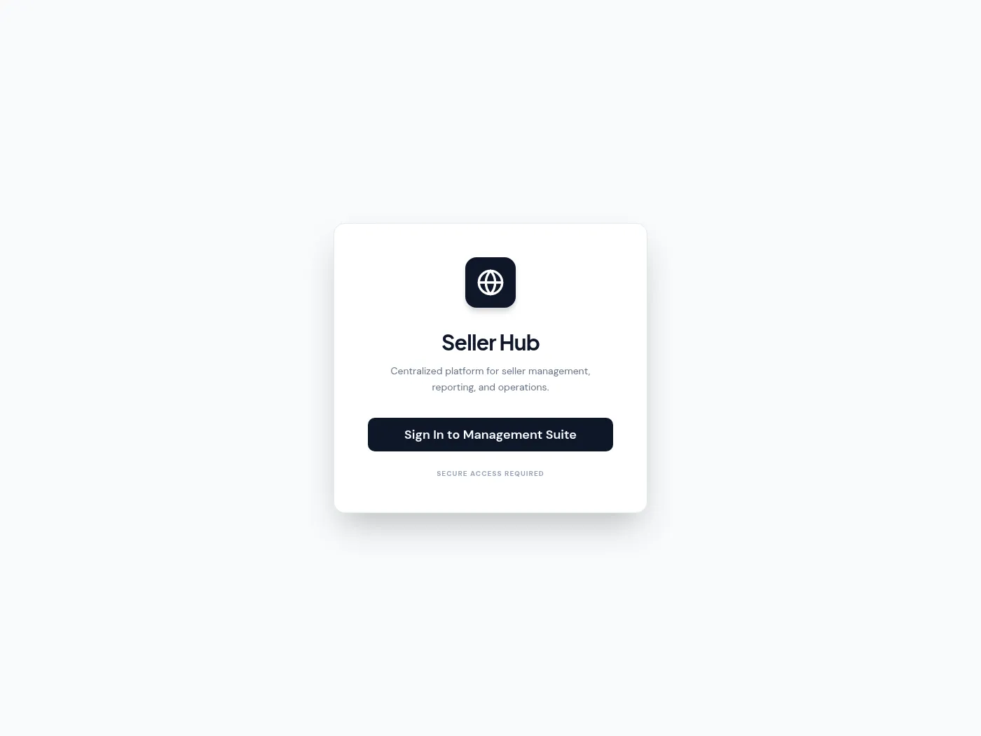 Central Seller Management Suite