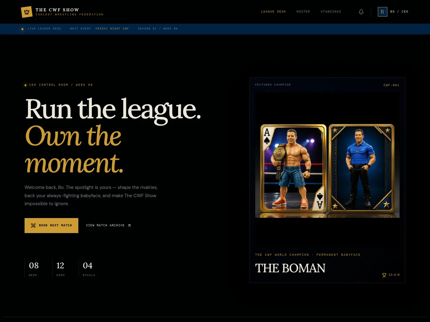 The CWF Show League