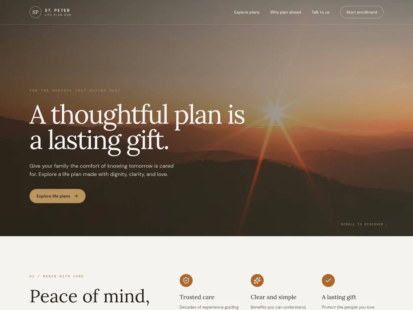 St. Peter Life Plan Hub