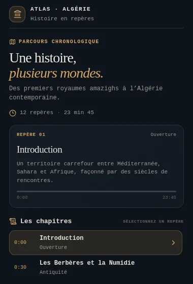 Algeria History Explorer