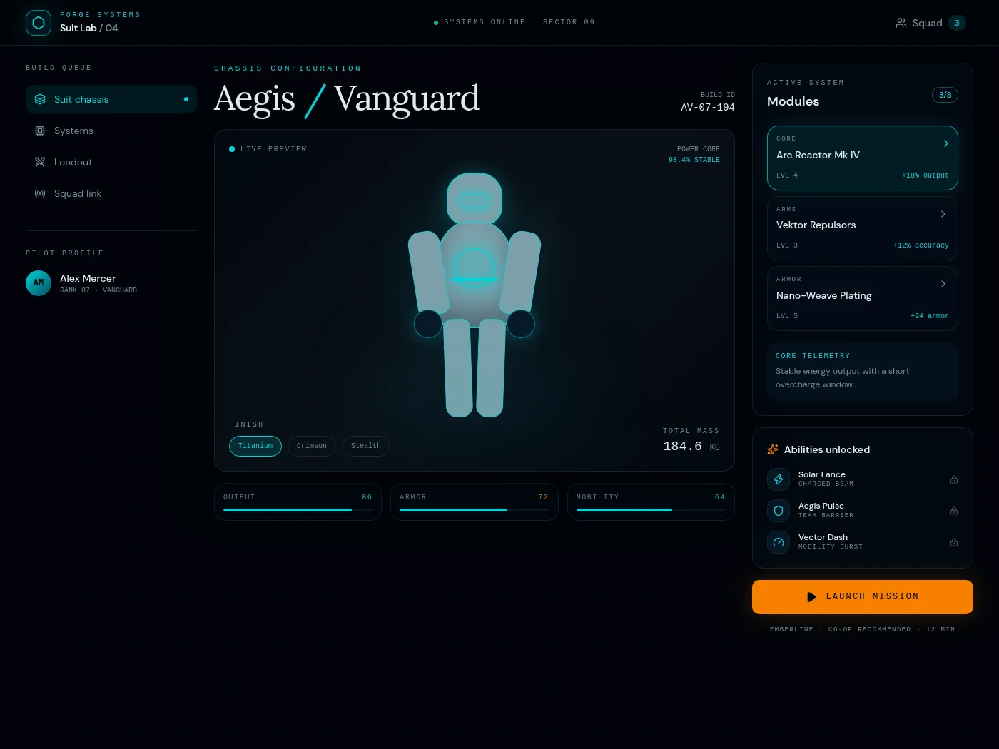 Ironman Suit Builder