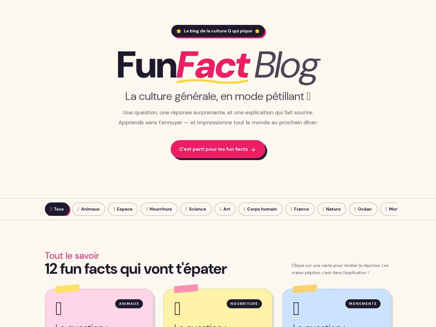 FunFact Blog