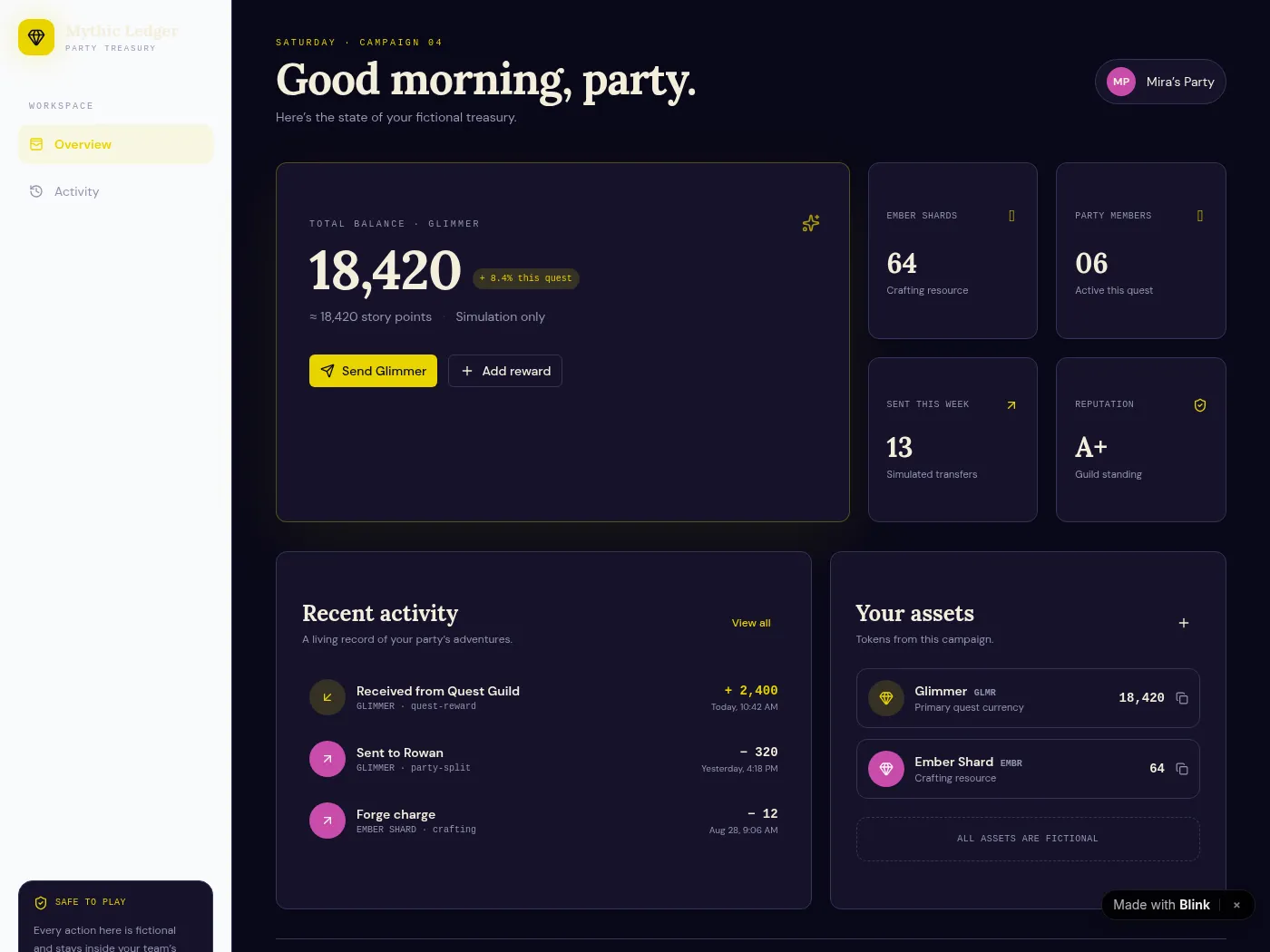 PhantomPlay Wallet