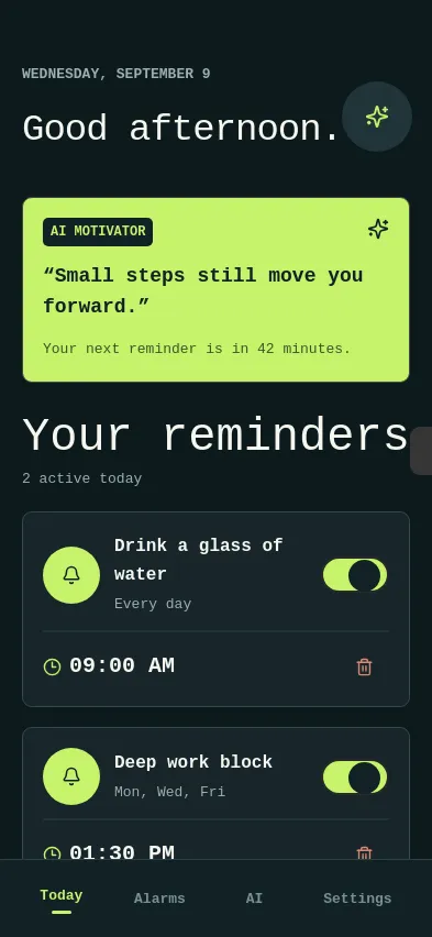 ReMind – Smart Reminder App