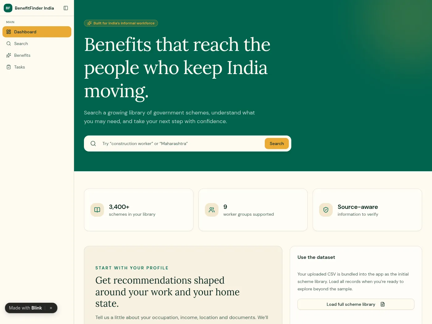 BenefitFinder India