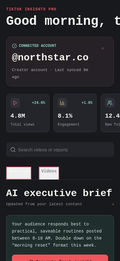 TikTok Insights Pro