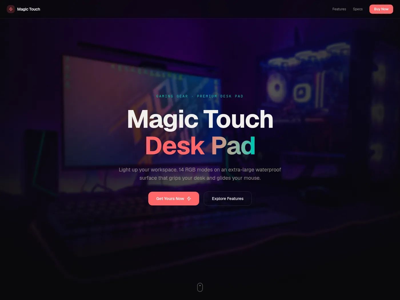 Magic Touch Desk Pad