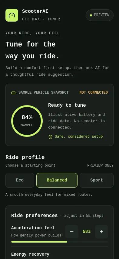 ScooterAI Tuner