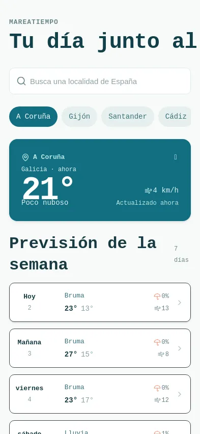 MareaTiempo España