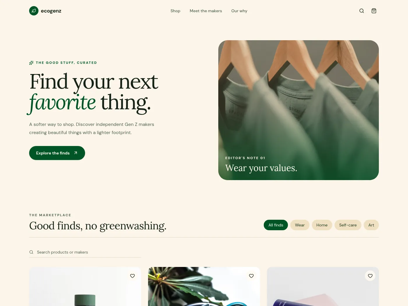 EcoGenZ Marketplace