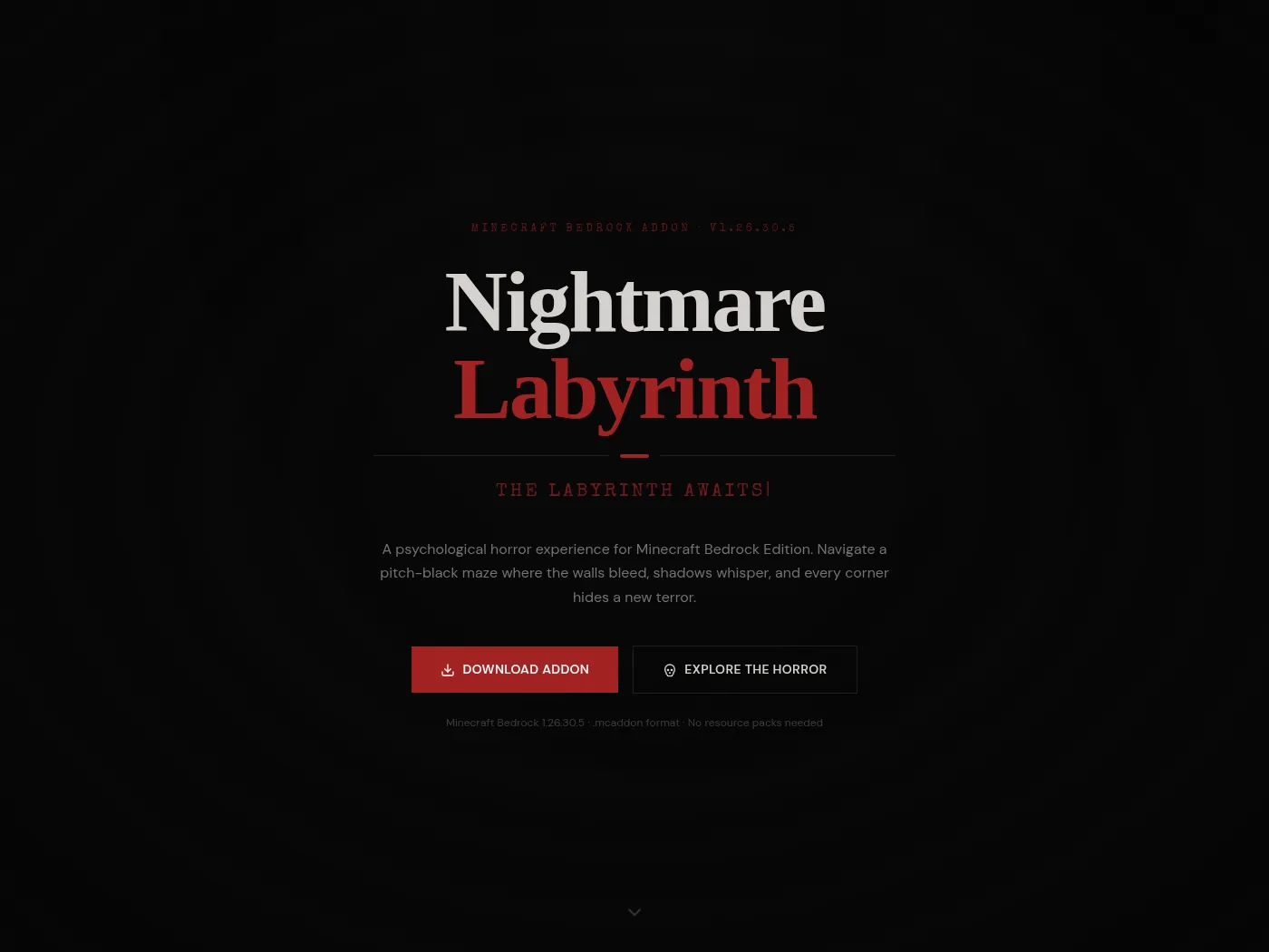 Nightmare Labyrinth Addon