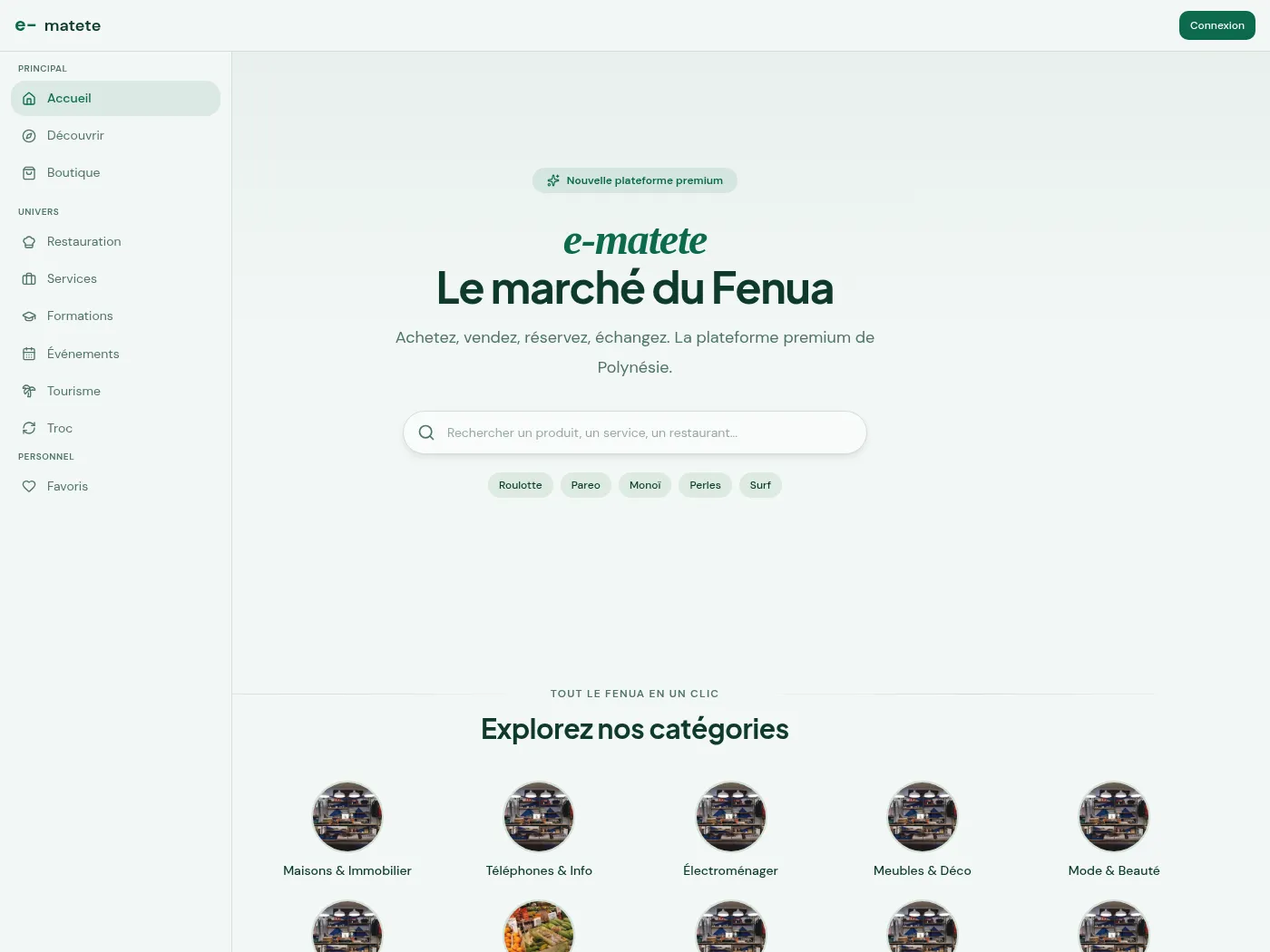 e-matete Polynesian Marketplace