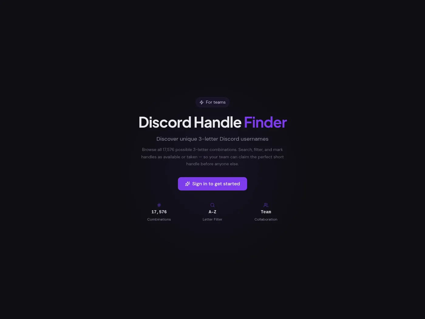 Discord Handle Finder