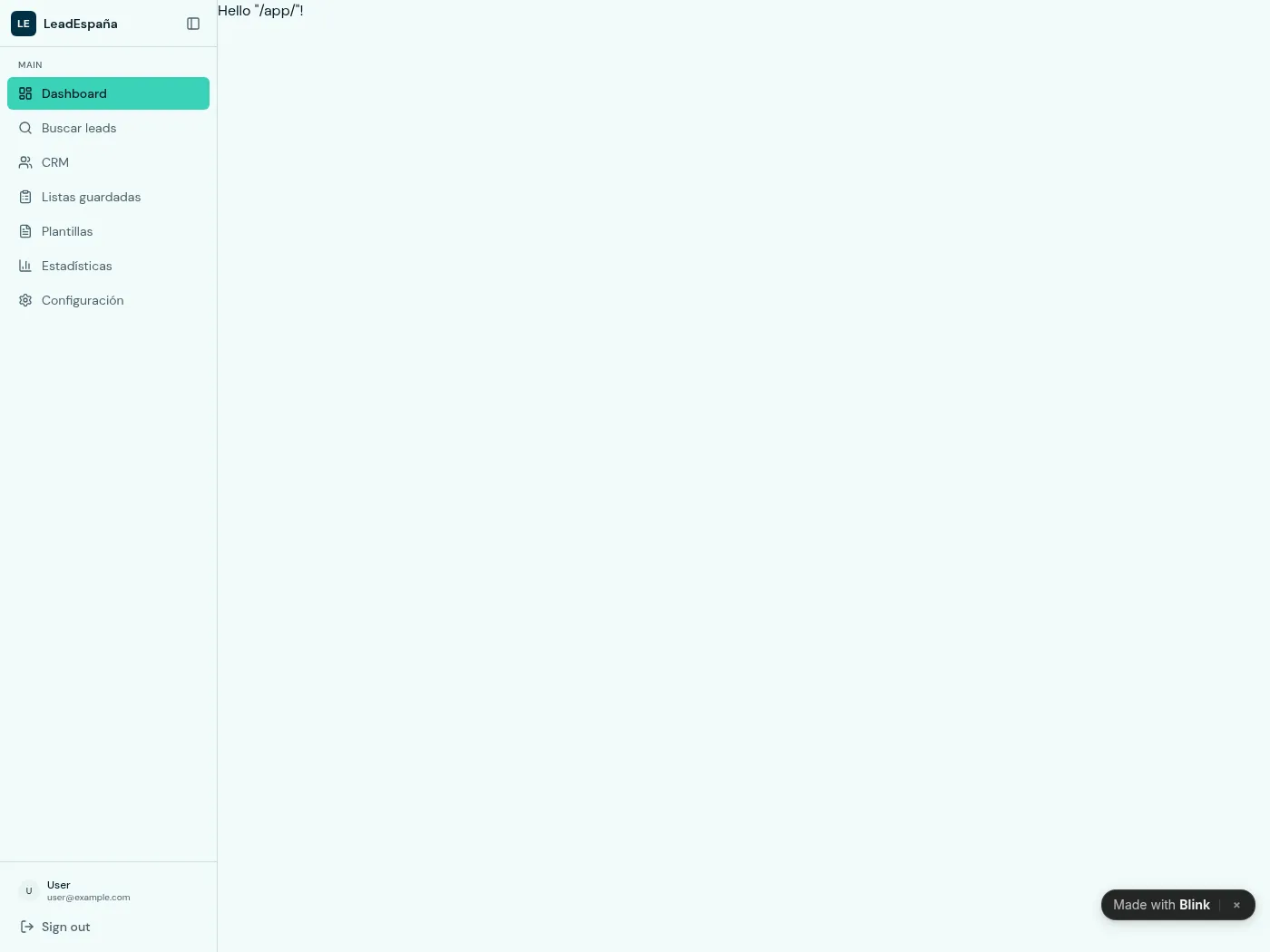 LeadEspaña Pro CRM