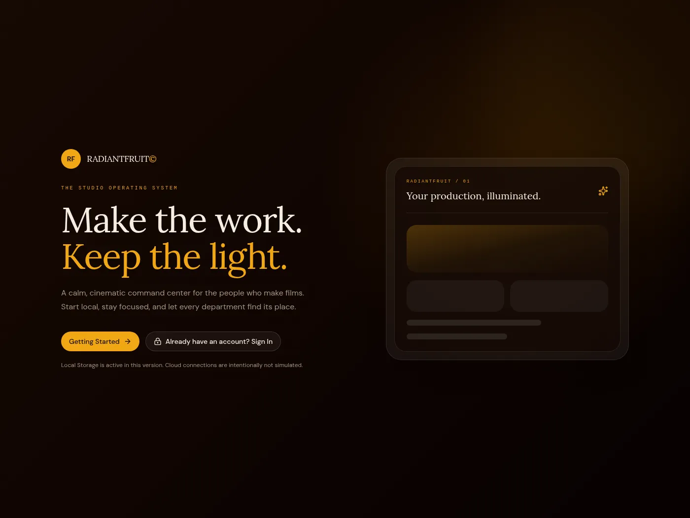 RadiantFruit Platform