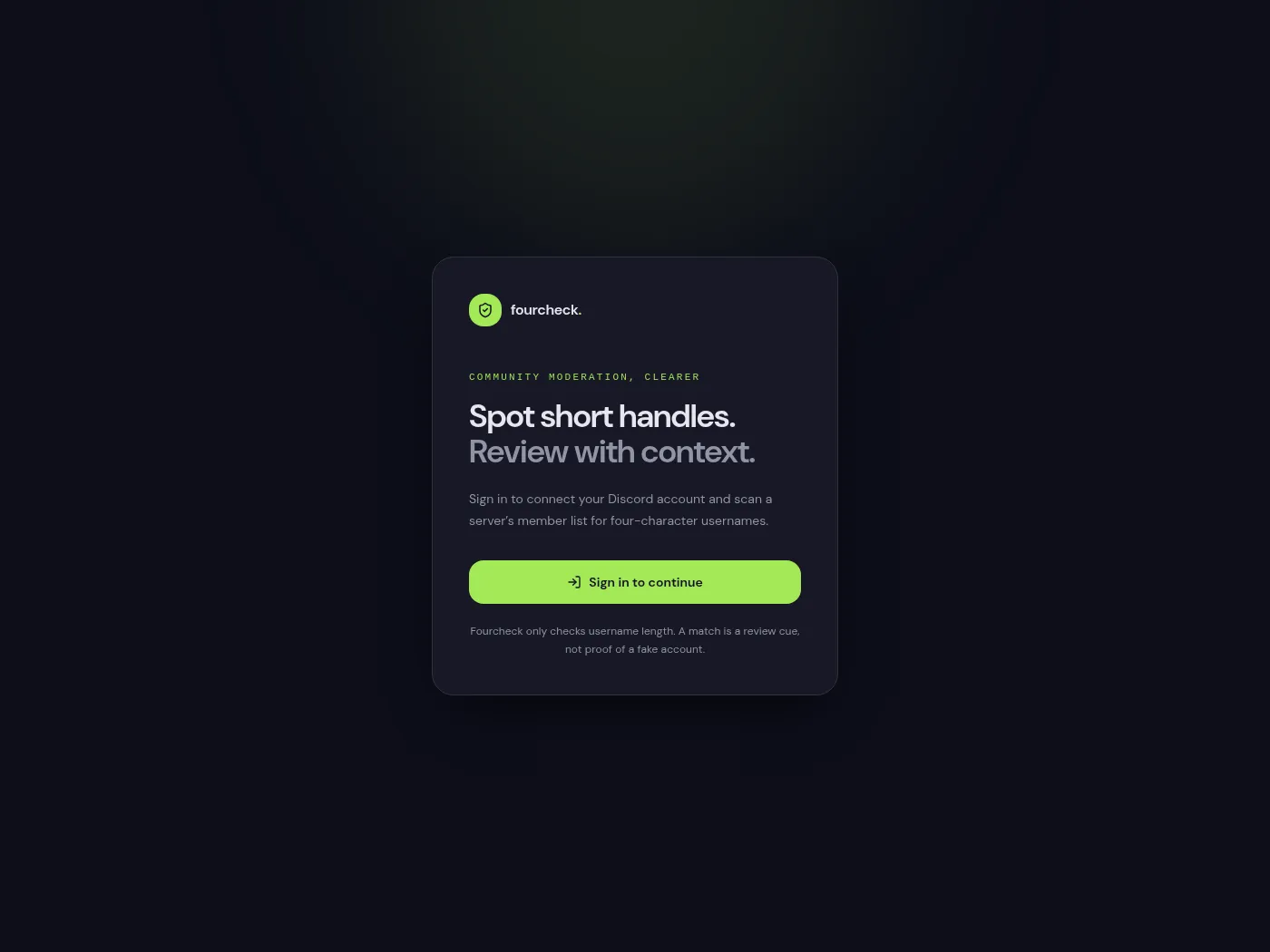 Discord 4C Checker