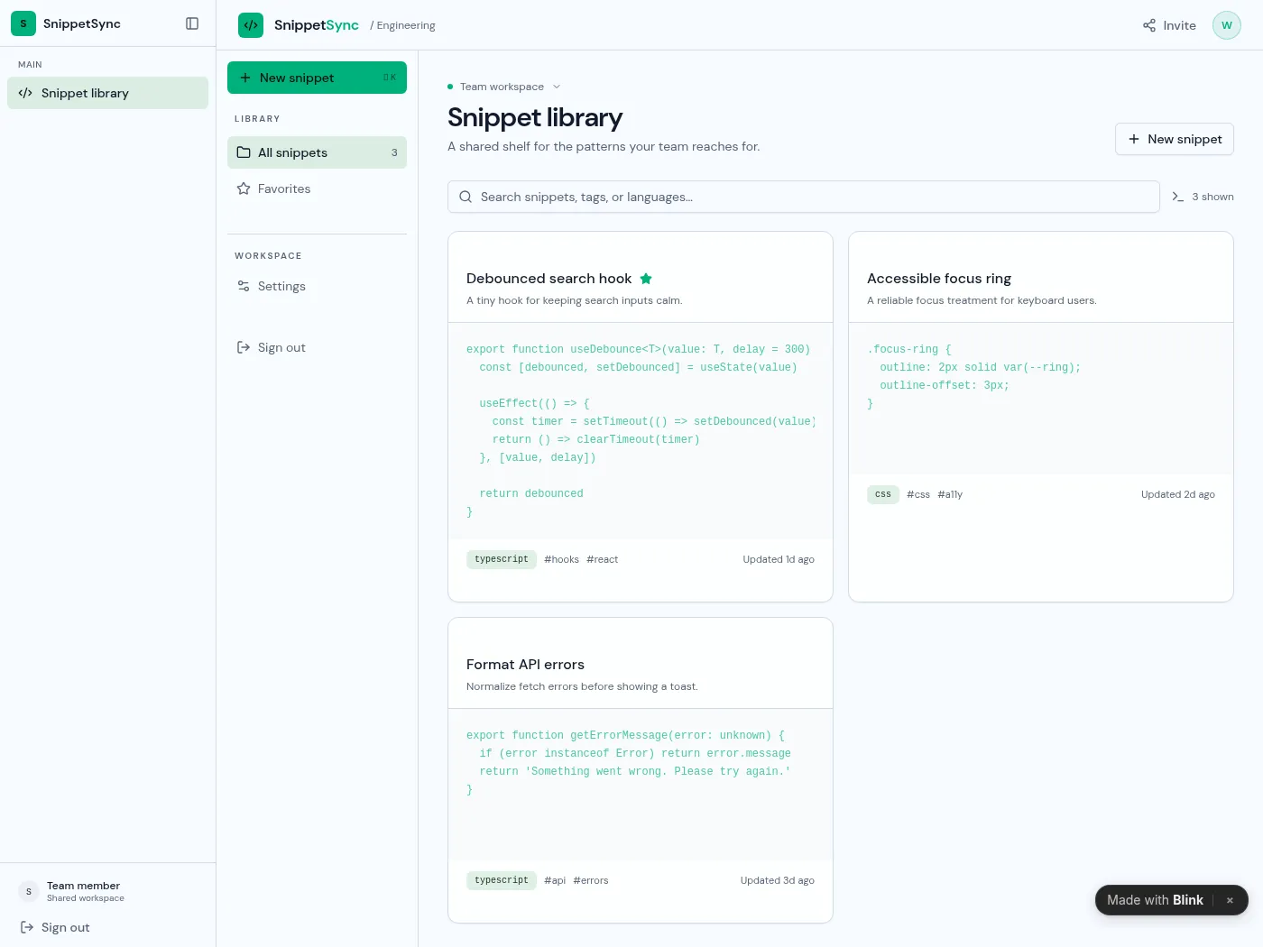 SnippetSync Platform