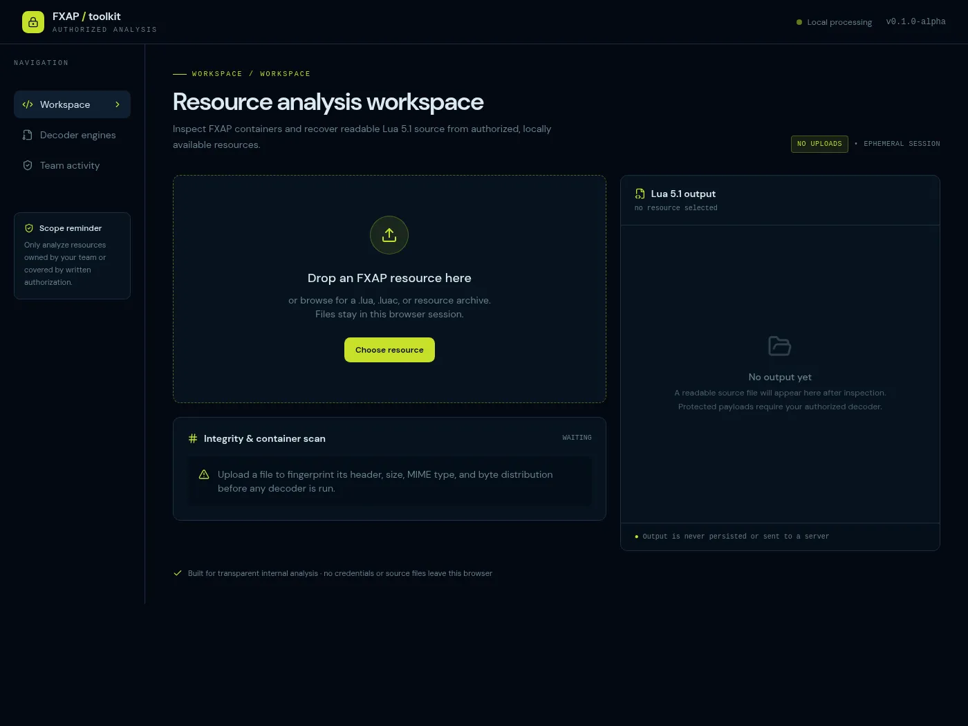 FXAP Decrypt Toolkit