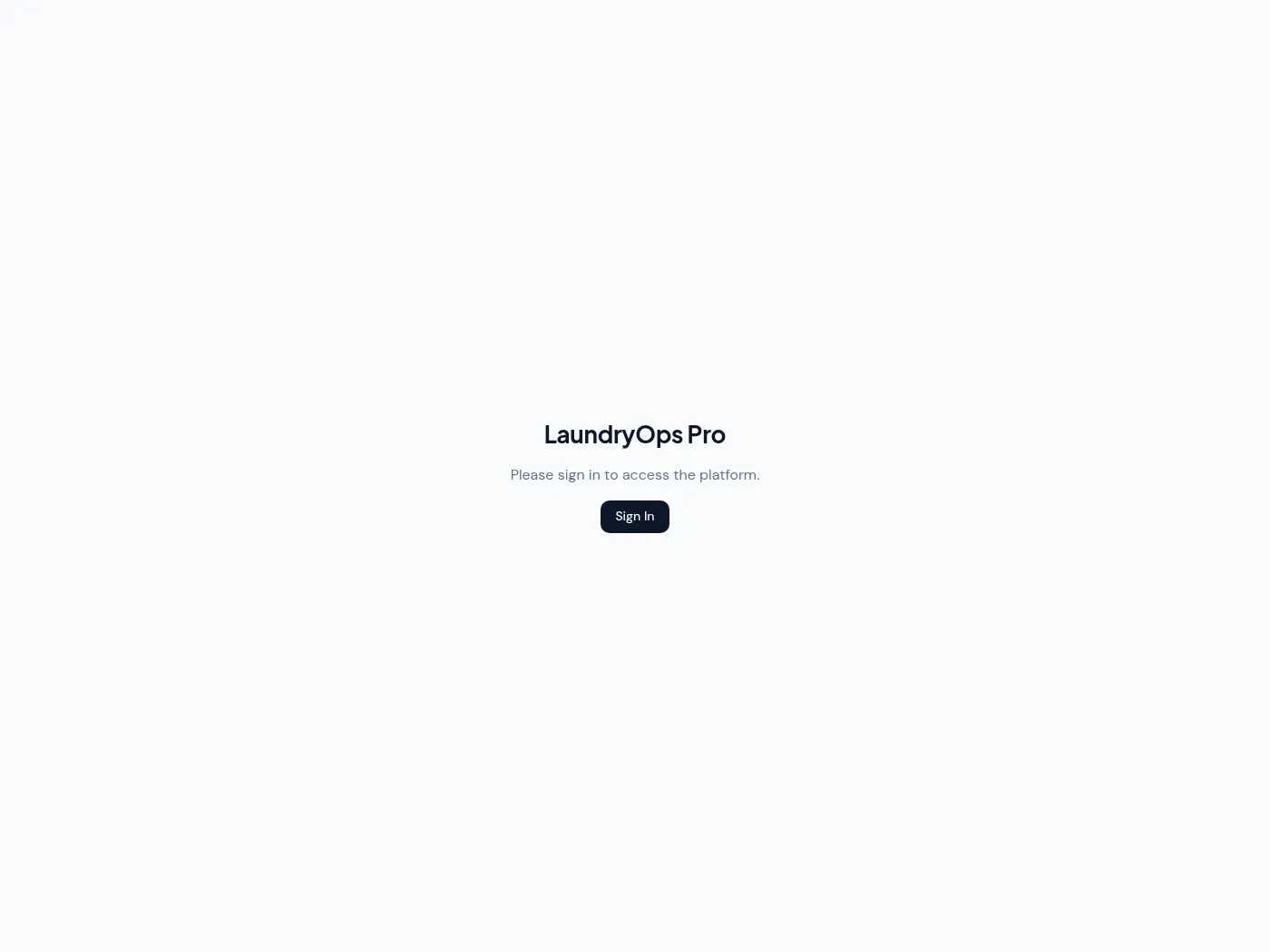 LaundryOps Pro