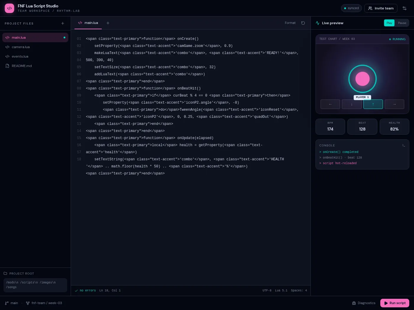 FNF Lua Script Studio