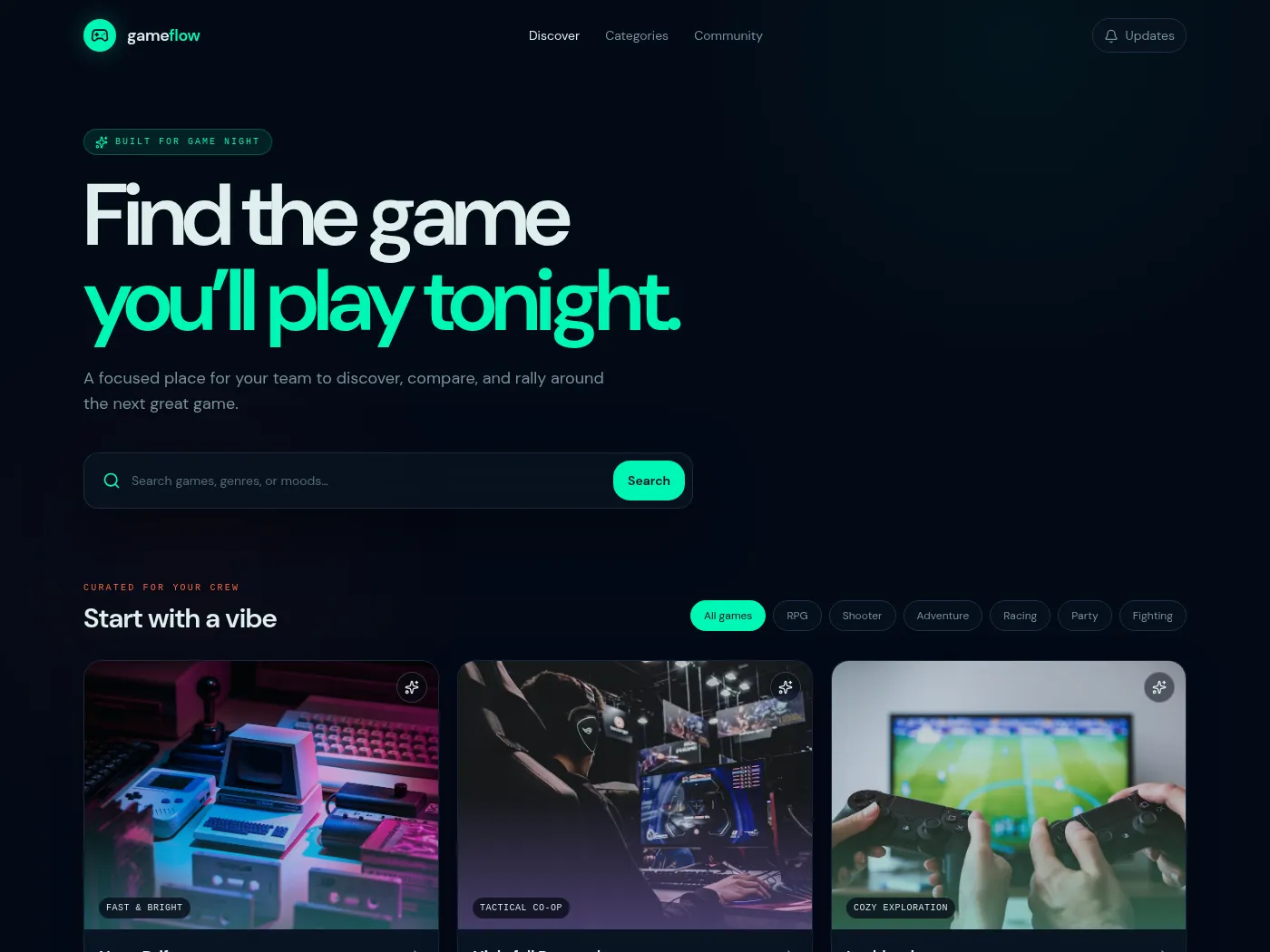GameFlow Portal
