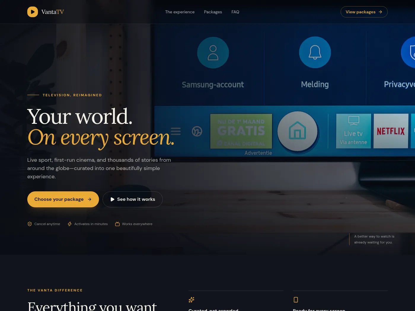 IPTV Sales Portal