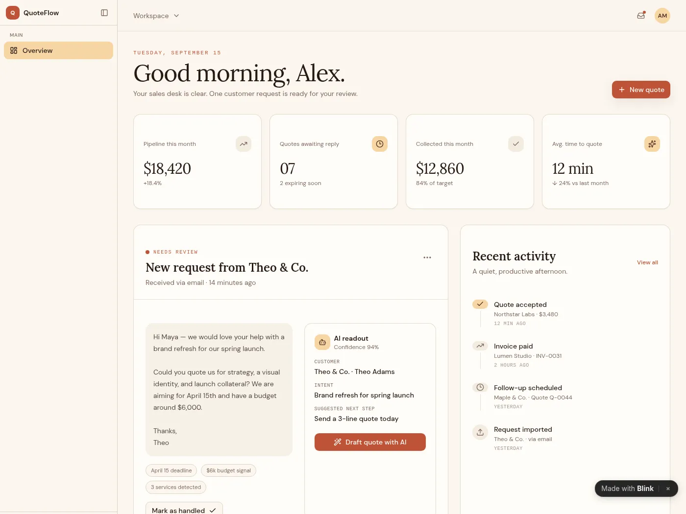 QuoteFlow AI