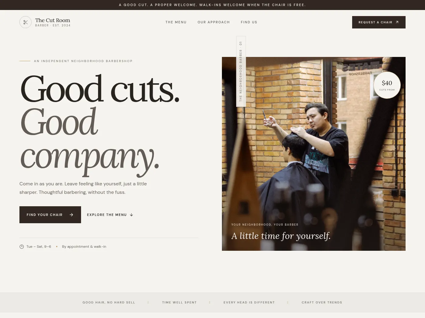 BarberConnect Website