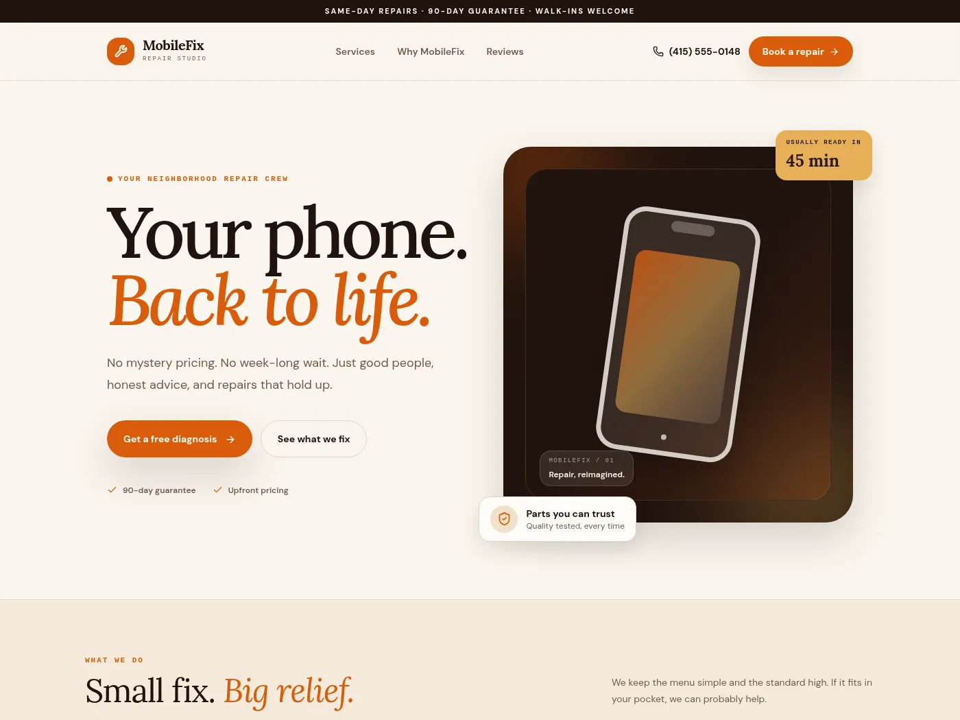 MobileFix Web Portal